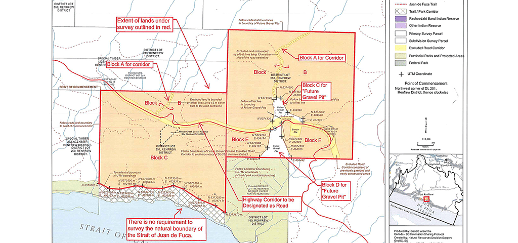 Pacheedaht First Nation Land Survey
